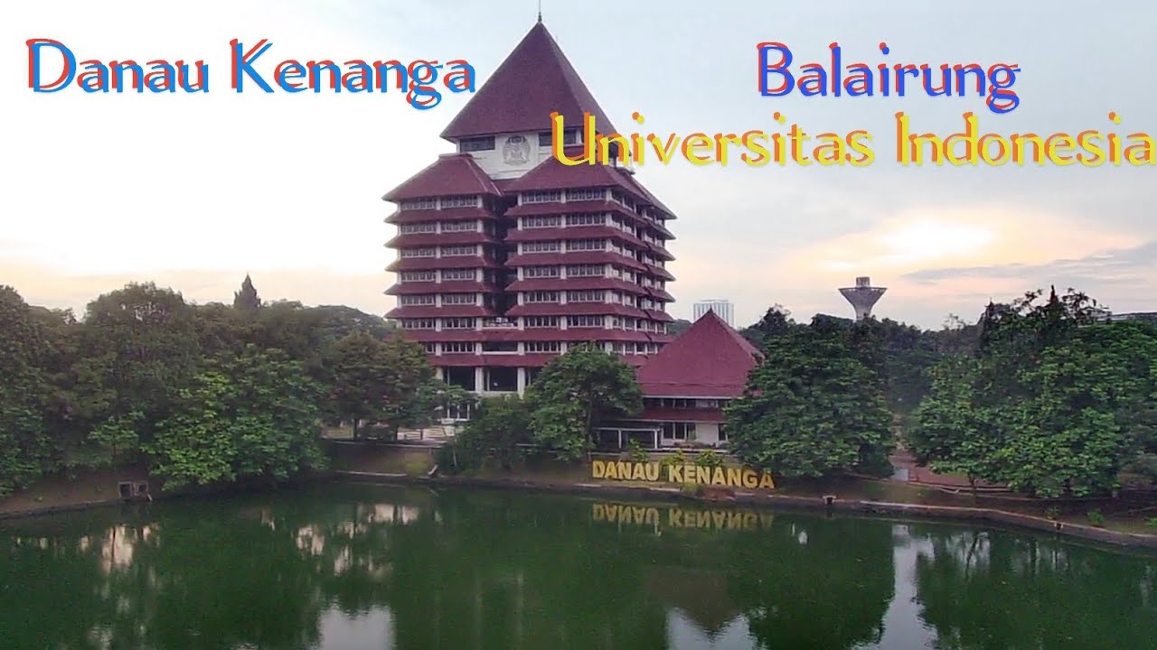 4K Drone Footage - Balairung Universitas Indonesia & Danau Kenanga ...