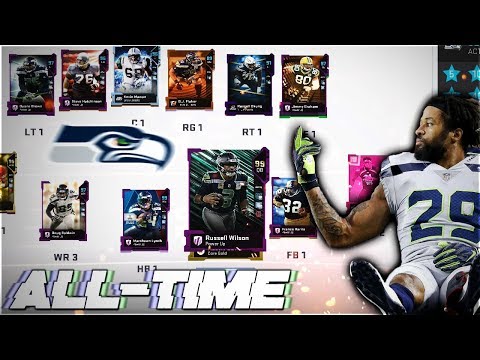 THE ALL-TIME SEATTLE SEAHAWKS THEMED TEAM! Madden 19 Ultimate Team