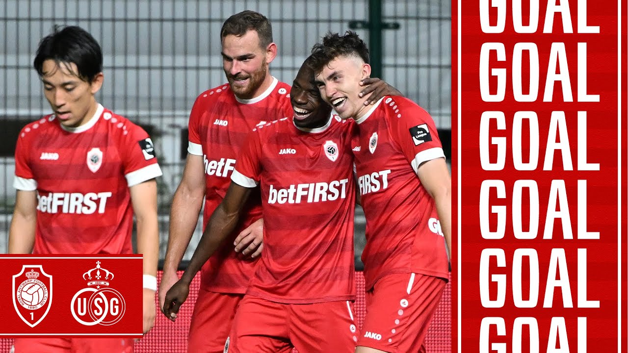 Royal Antwerp FC 4-2 R Union SG | GOAL 3-1 Sam Vines | 2022-2023 - YouTube