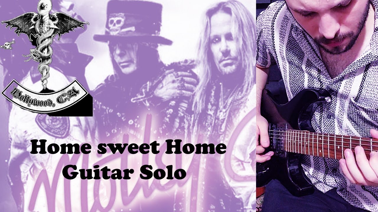 Mötley Crüe - Home Sweet Home | Guitar Solo Cover - YouTube