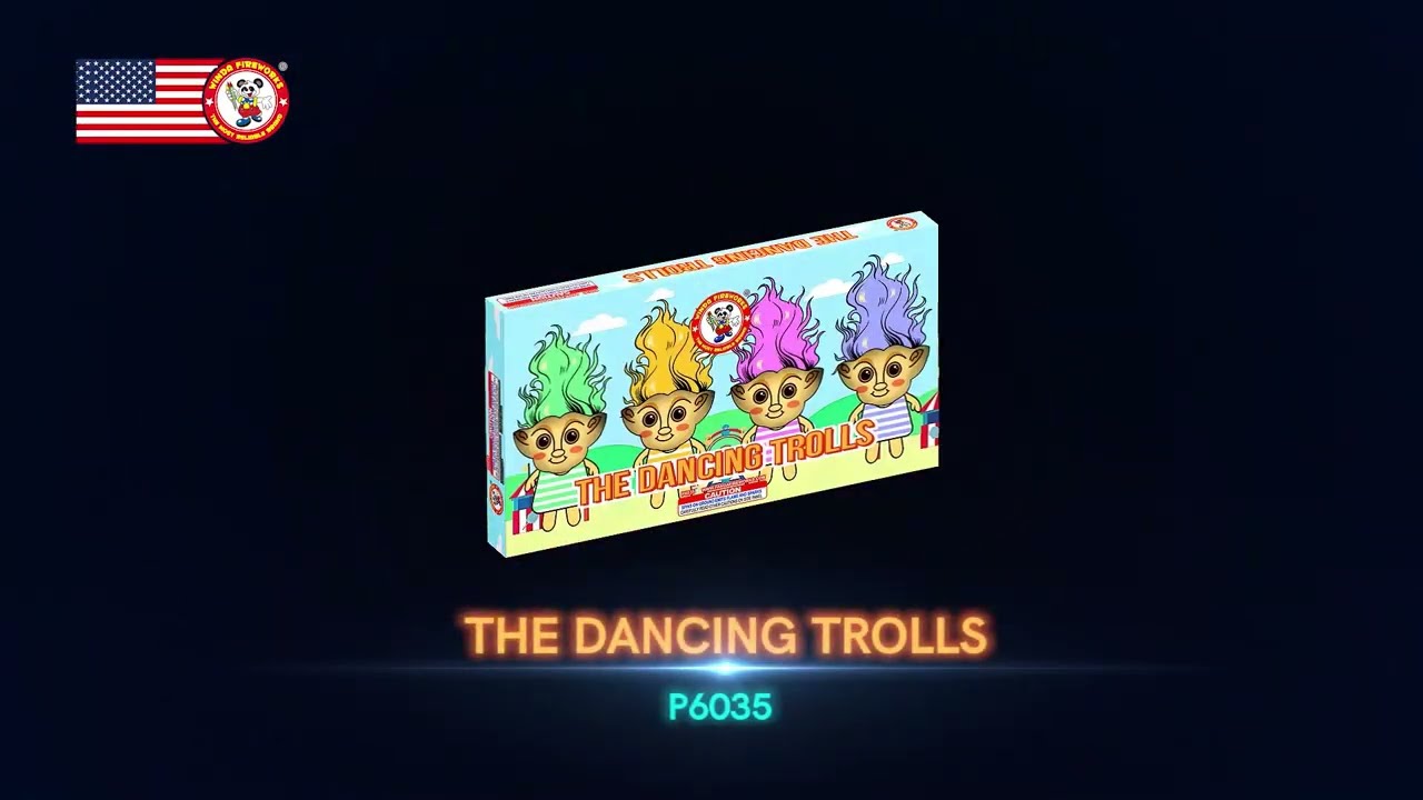 THE DANCING TROLLS P6035 WINDA FIREWORKS 2023 NEW ITEM - YouTube