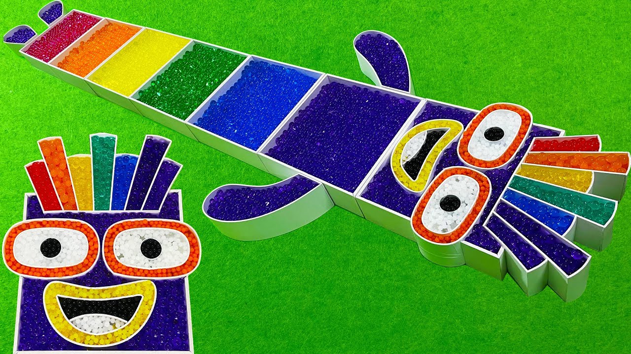 How to make Rainbow “Seven” with Orbeez! Satisfying Orbeez Video - YouTube