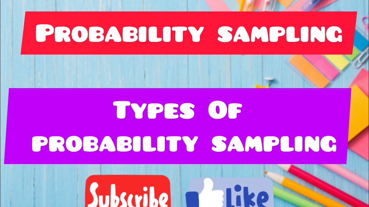 Probability sampling/types of probability sampling - YouTube