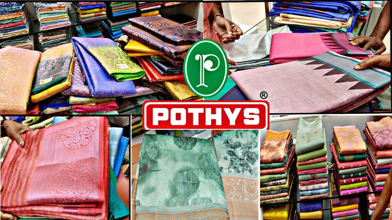 POTHYS 1+1 Combo|Pongal Collections|New Gift Tussar Silk.banarasi ...