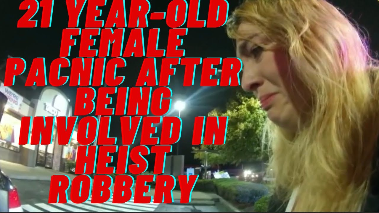 Arrested Woman Breaks Down After Heist Robbery - YouTube