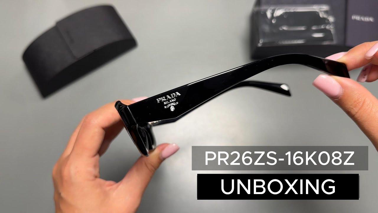 Unboxing Prada PR26ZS-16K08Z - YouTube