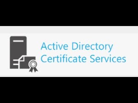 Active Directory Certificate Server Installation. - YouTube