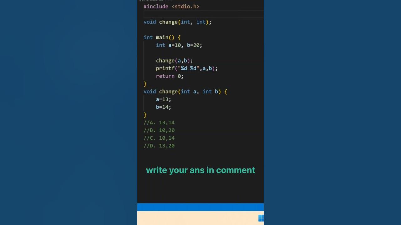 C programming Exercise - 17 #C #shorts #shortsvideo #coding #programming #versionup - YouTube