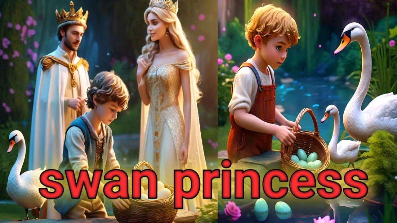 swan princess / english story for kids - YouTube