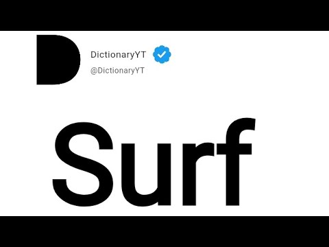 Surf Meaning in English - YouTube