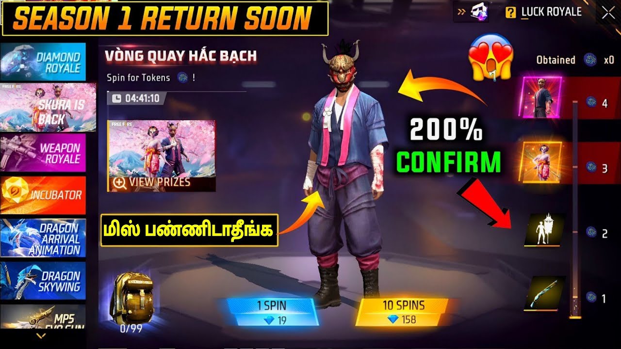 SEASON 1 ELITE PASS BUNDLE RETURN மிஸ் பண்ணிடாதீங்க || 1ST SEASON ELITE ...