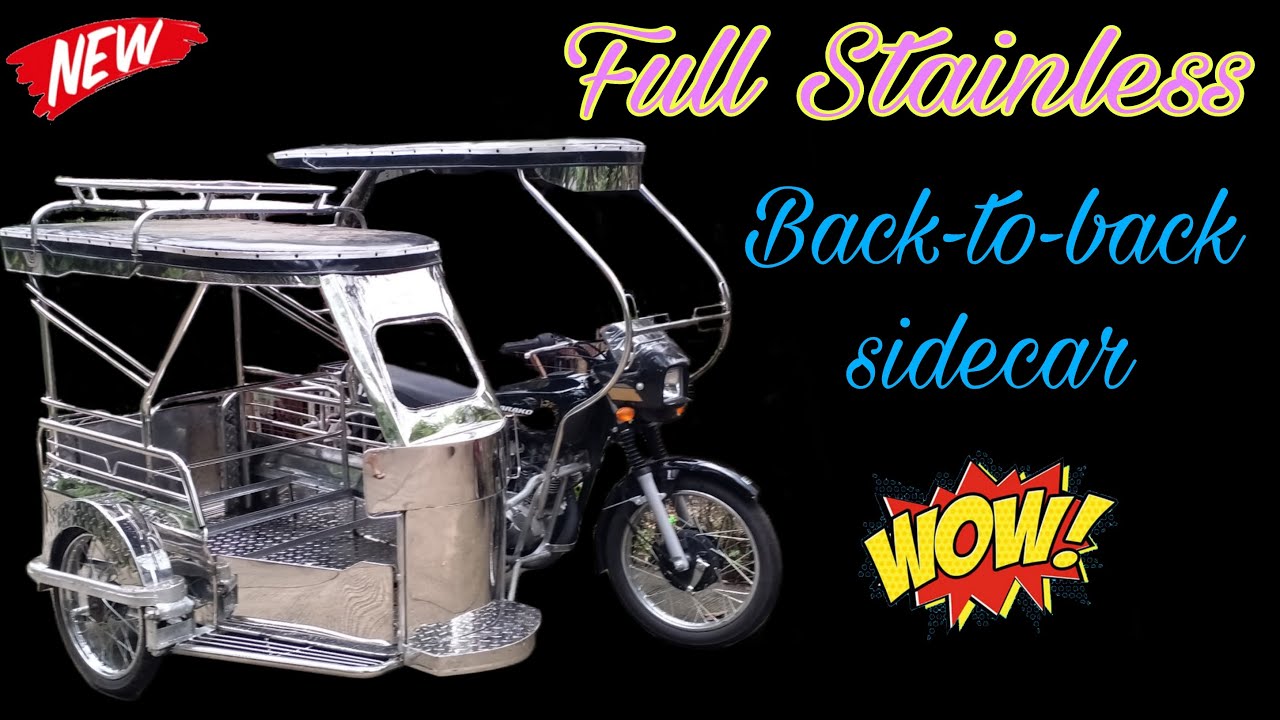NEW FULL STAINLESS BACK-TO-BACK SIDECAR - YouTube