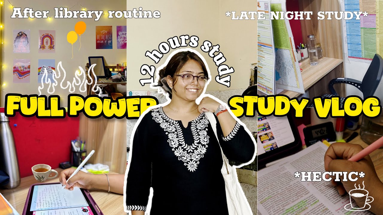 Not giving Prelims 2025??- Full Day STUDY ROUTINE of an Aspirant #library #study - YouTube