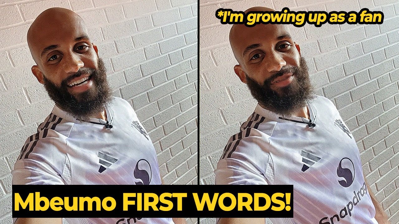 Bryan Mbeumo FIRST WORDS as Manchester United player show why... | Man ...