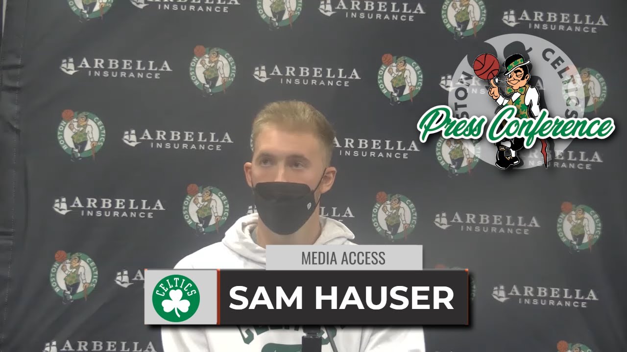 Sam Hauser Postgame Interview 10-13 - YouTube