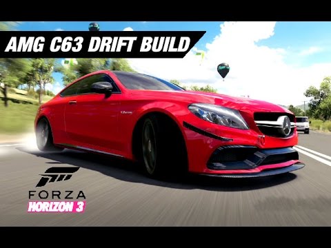 AMG C63 BiTurbo Drift Build - Forza Horizon 3 - YouTube