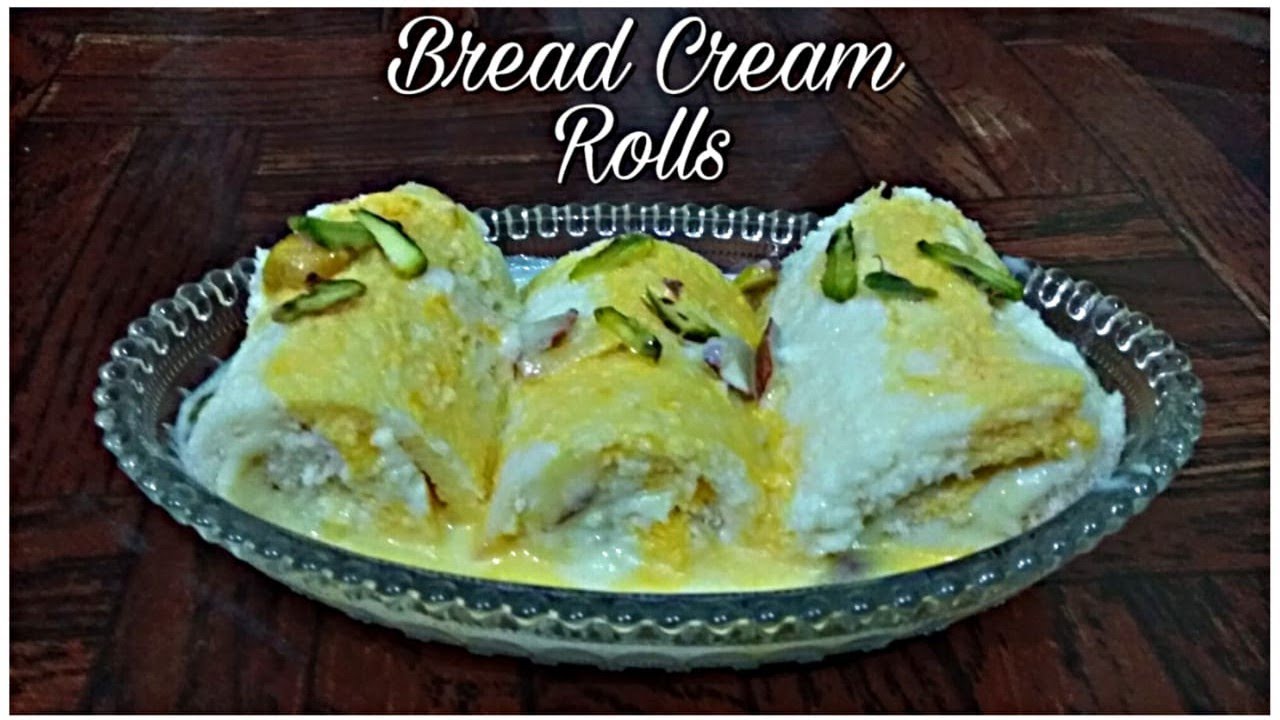 Bread Cream Roll | Recipe By Hello Foodies - YouTube