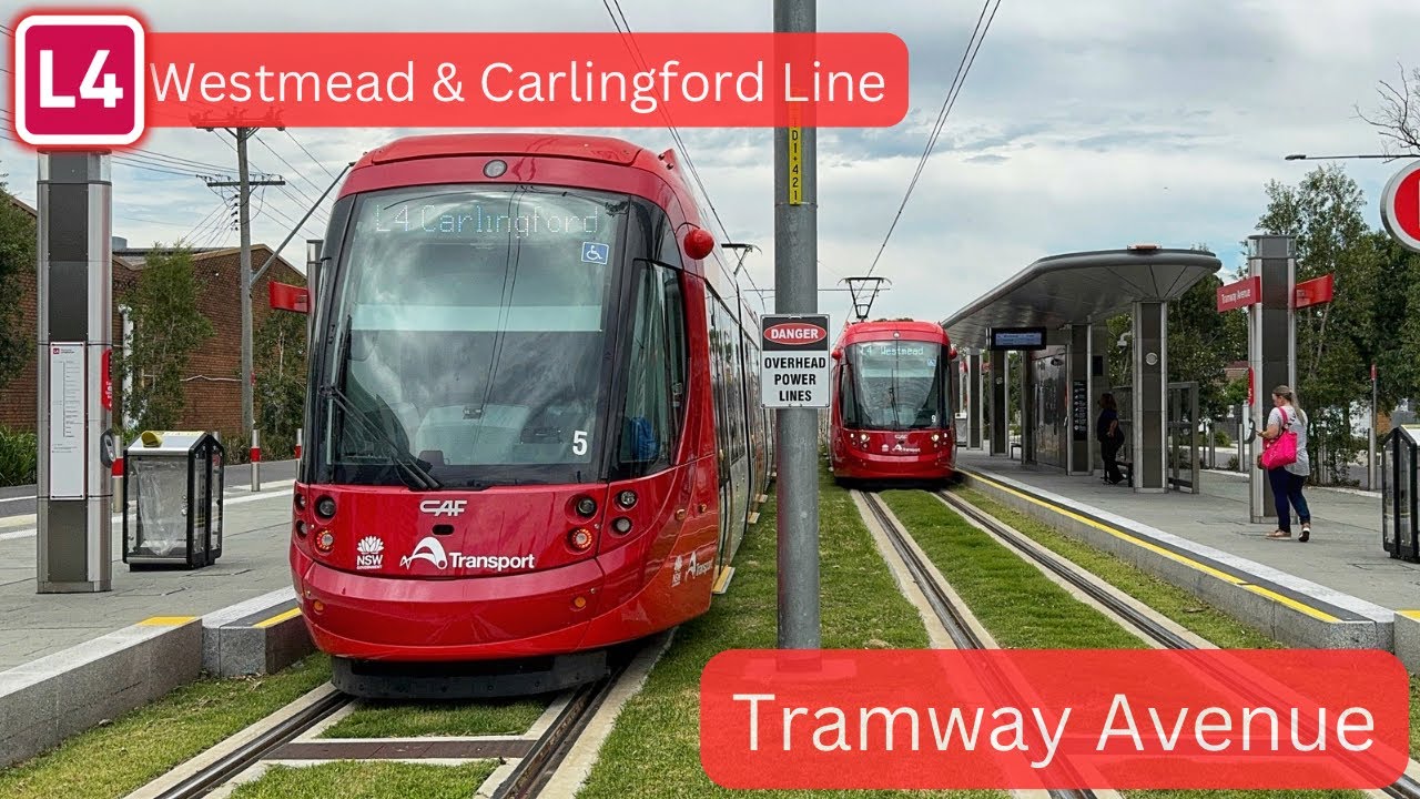 Parramatta Light Rail Vlog 58: Tramway Avenue - L4 Westmead ...