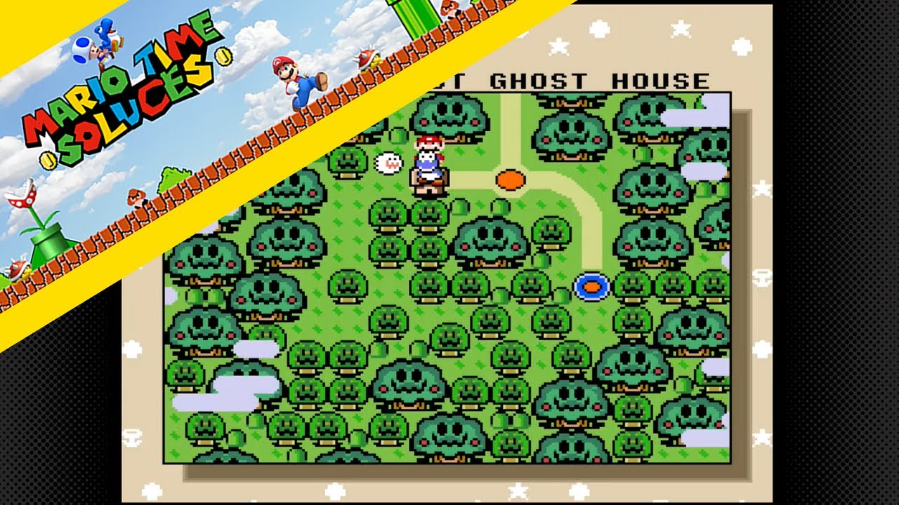 SOLUCE Super Mario World SNES Forest ghost house (Maison de la forêt ...