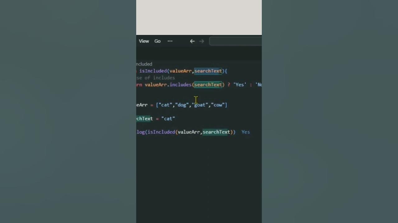 How to work with includes() in javascript || #shortsfeed #ytshorts #viral #shorts #share #js # ...