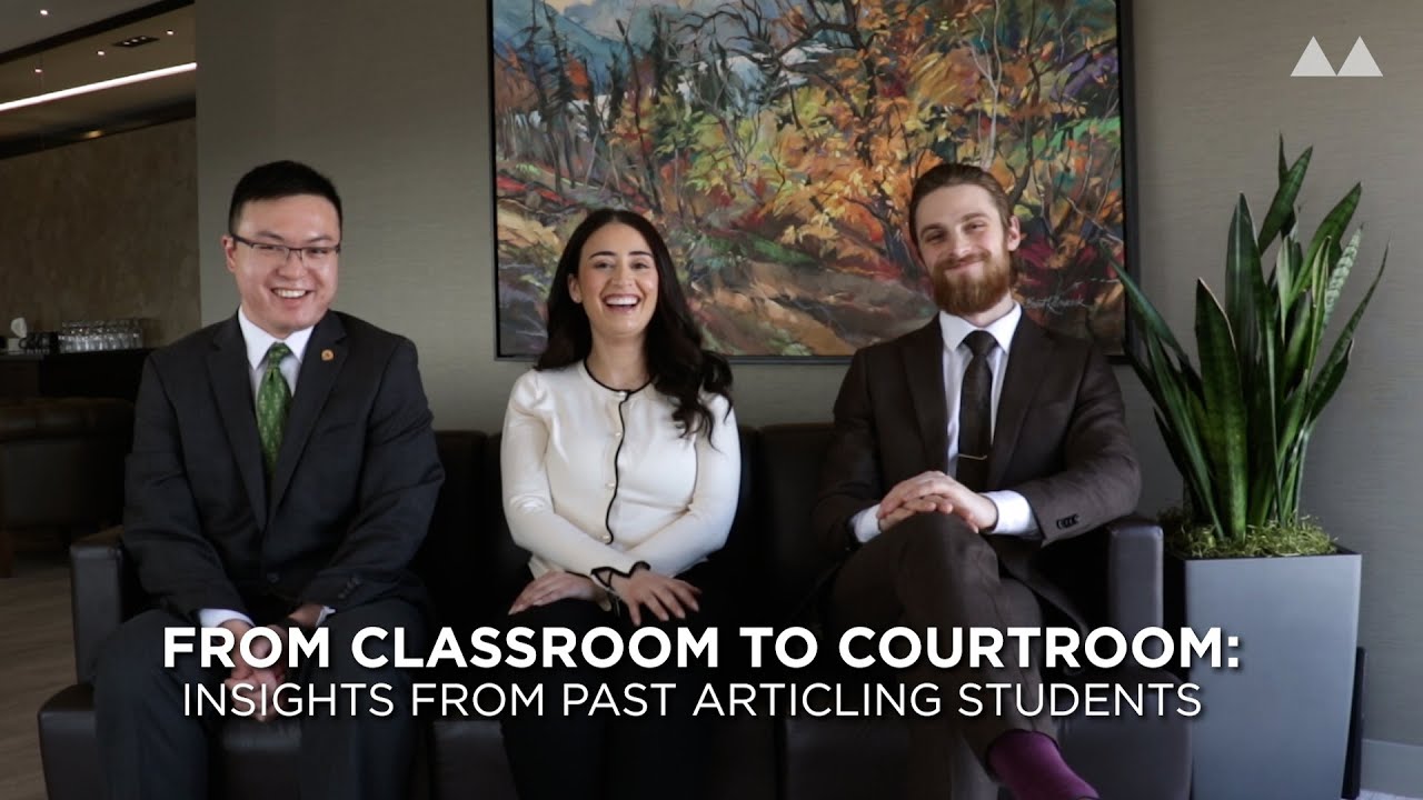 Insights From Past Articling Students | Tips for applications ...