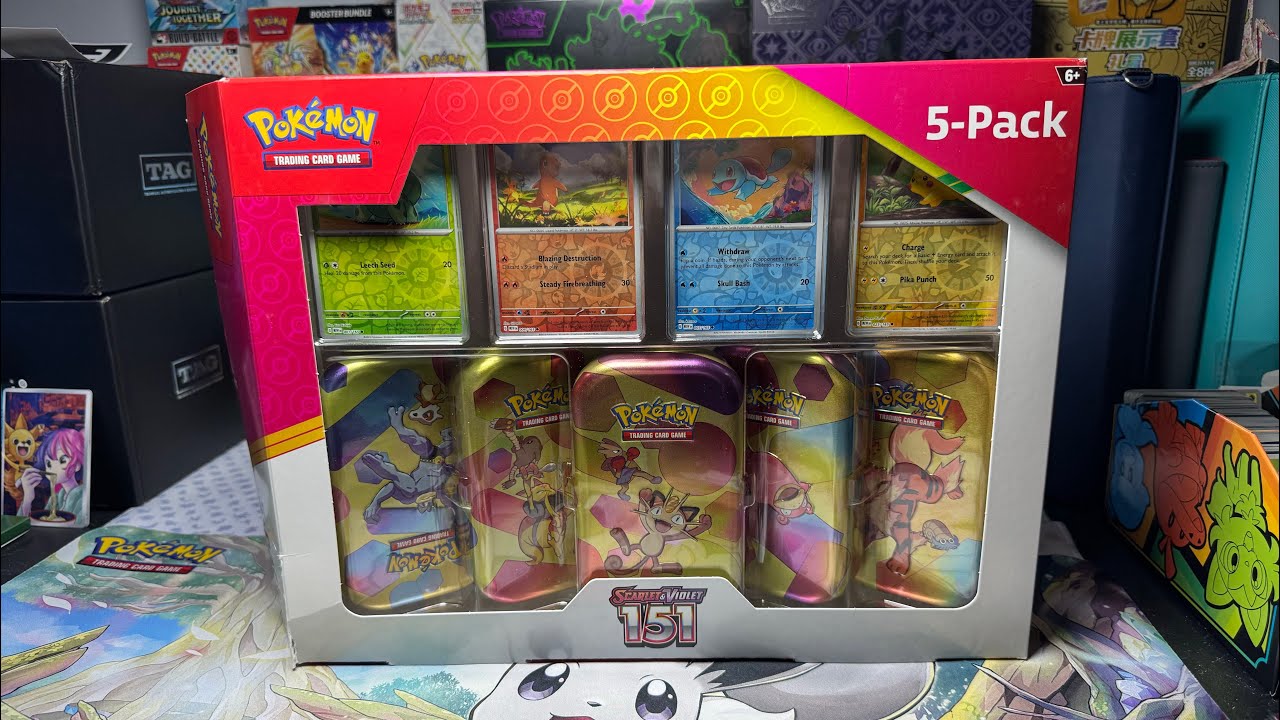Pokemon 151 Costco Mini Tin Collection Unboxing - YouTube
