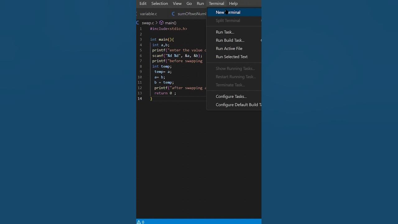 C Program For Swaping Two Number Cprogramming Programming C Programmer Coding Clanguage