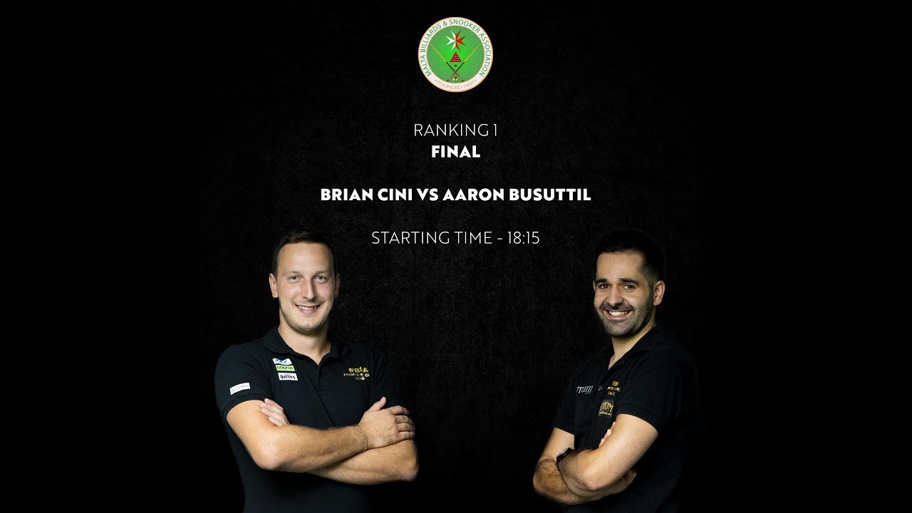 Ranking Tournament 1 Final - Brian Cini vs Aaron Busuttil - YouTube