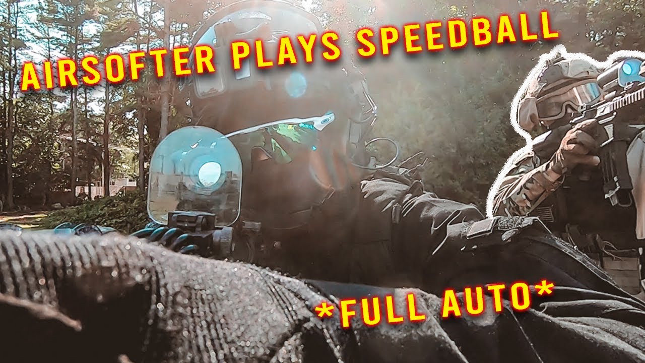 PLAYING FULL AUTO AIRSOFT ON PAINTBALL FIELD! UBG AIRSOFT - YouTube