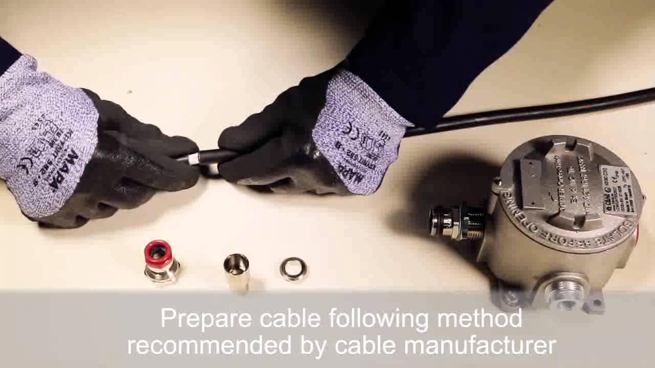 Capri ADE1FC Cable Glands - Supplied by Cable Systems - YouTube