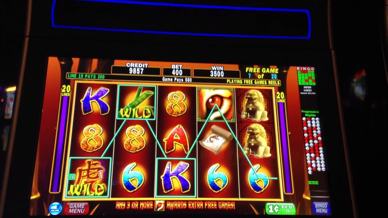 $4 Bengal Eyes Slot Machine Bonus Big Win IGT Max Bet - YouTube