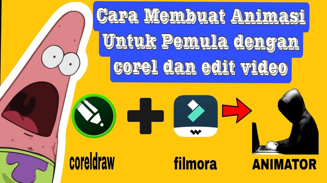 CARA MEMBUAT ANIMASI PEMULA CUKUP DENGAN COREL DAN EDIT VIDEO ...