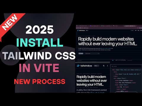 2025 How to Install Tailwind CSS v4 in React Using Vite Plugin - YouTube