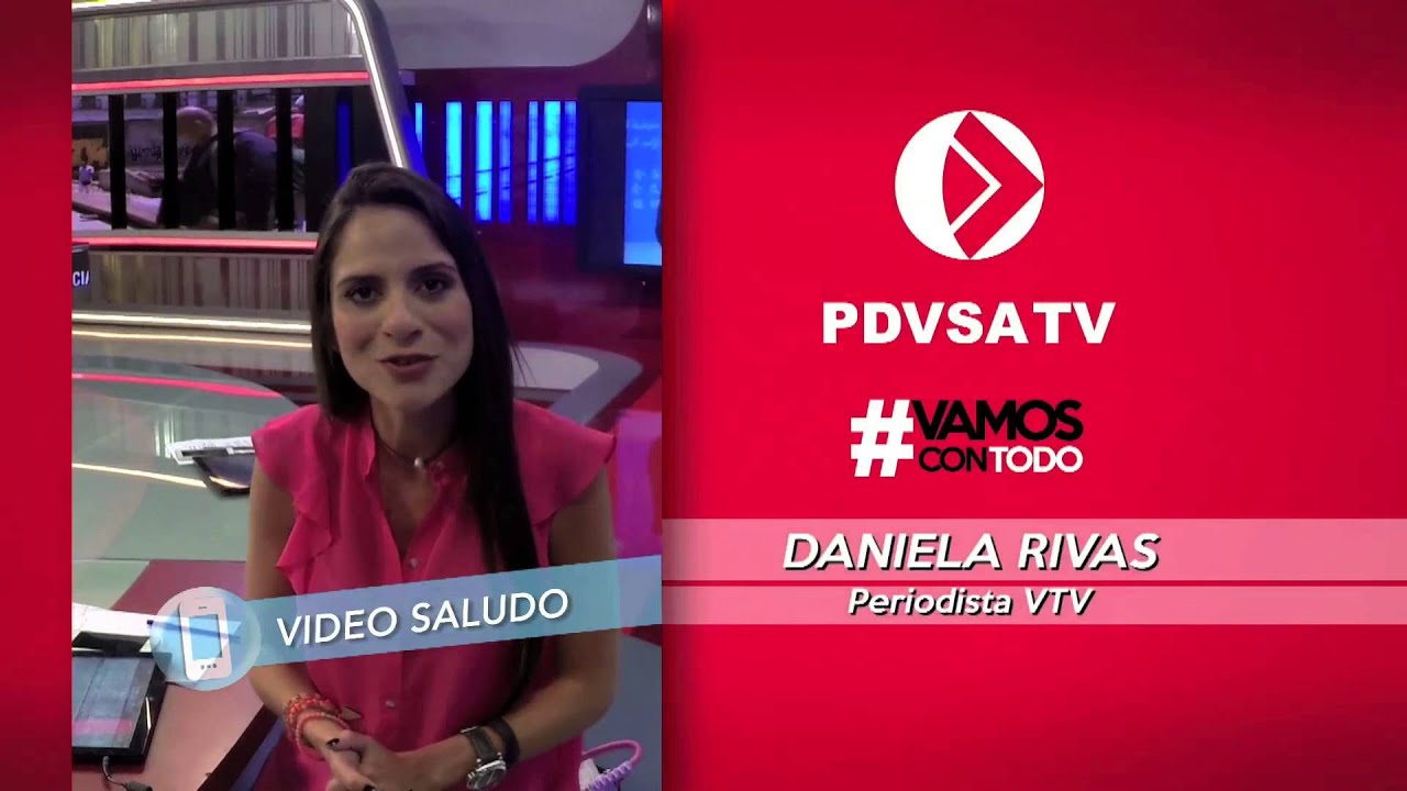 Daniela Rivas, periodista de VTV: ¡Vamos con todo! - YouTube