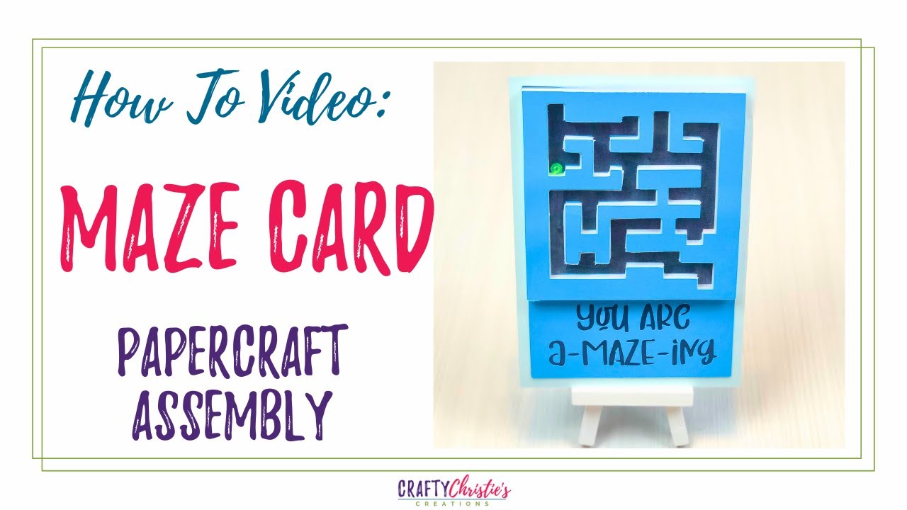 Create an Interactive Maze Card with Silhouette - YouTube