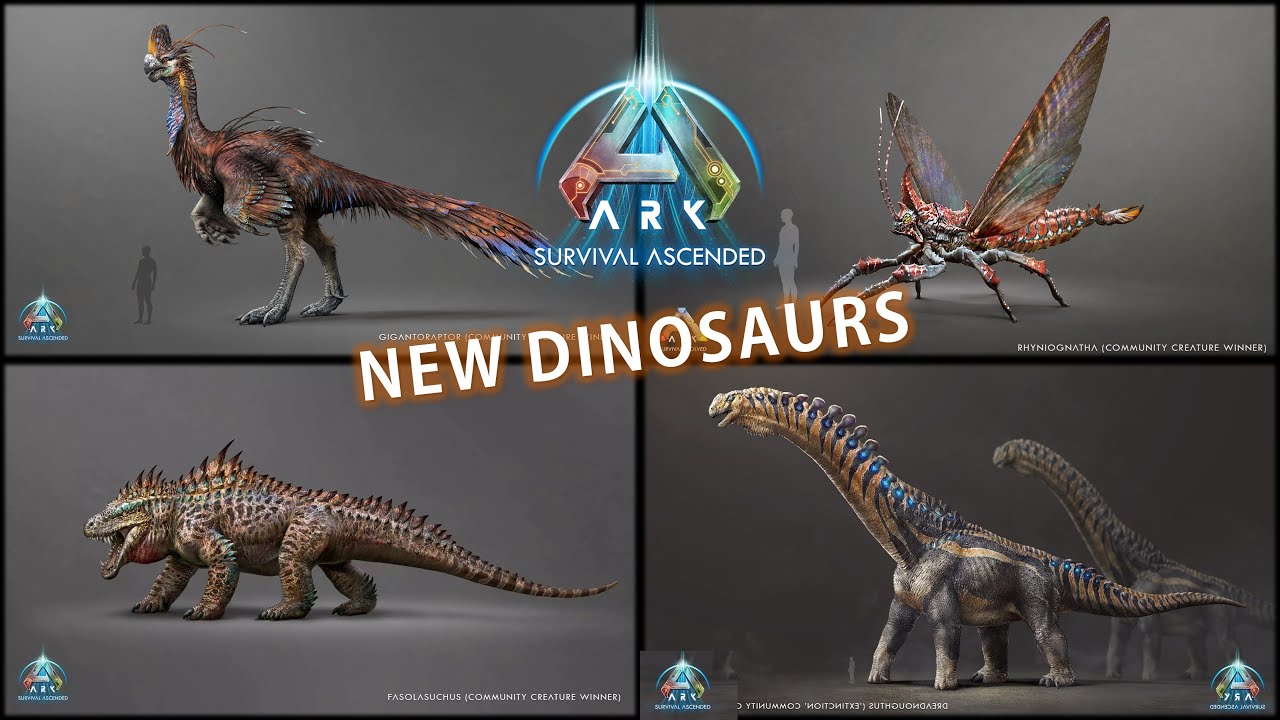 The 7 New Creatures In Ark: Survival Ascended - YouTube