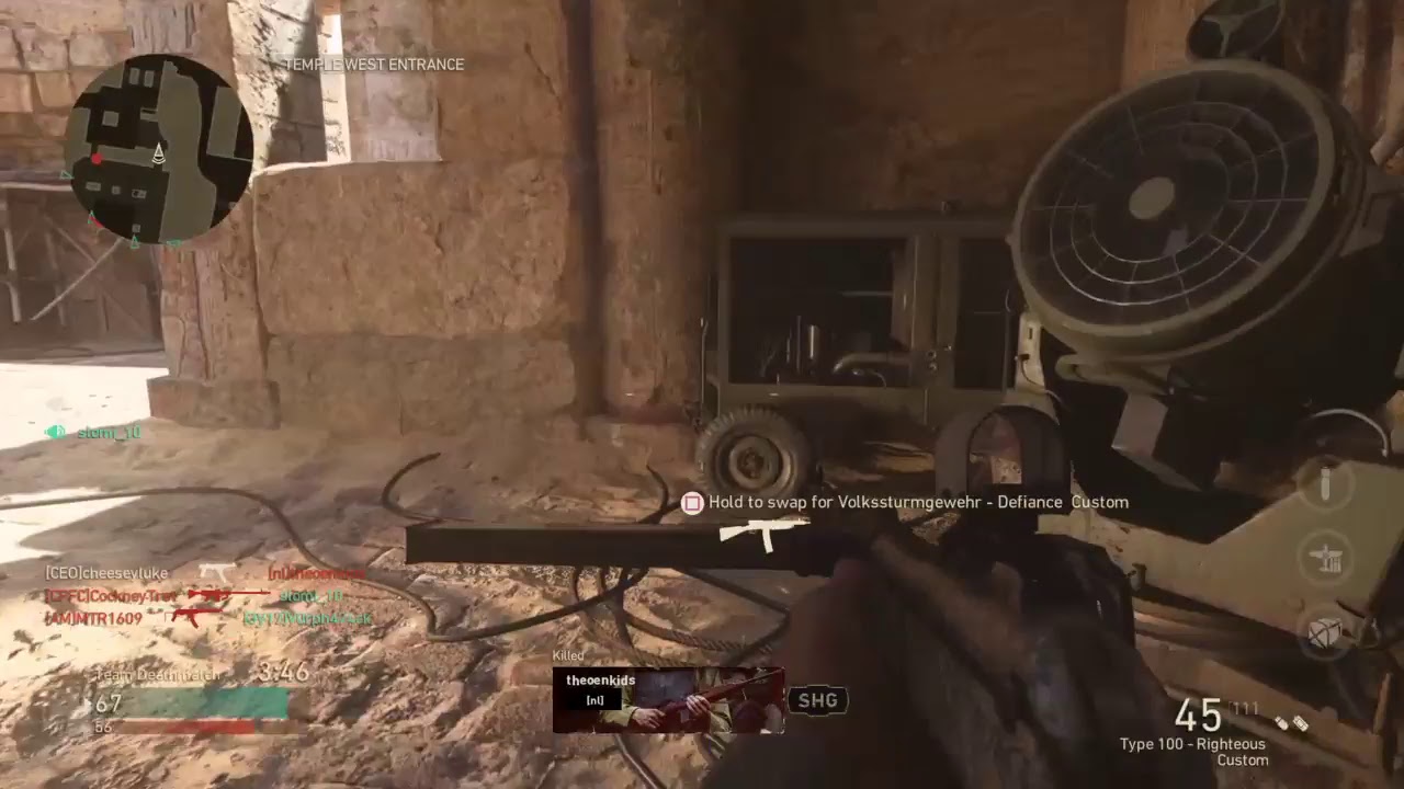 Cod WW2 How To Kills Enemies With A Duck Soup - YouTube