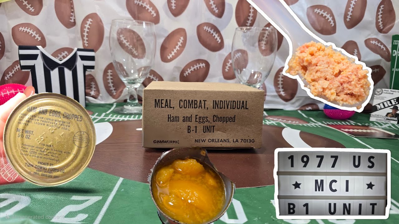 1977 US Meal Combat Individual MCI C Ration Perfectly Preserved Review ...
