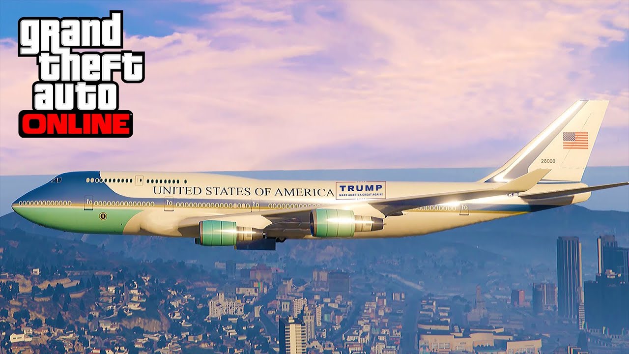 Escorting Donald Trump to Presidency in GTA Online (With Mods) - YouTube