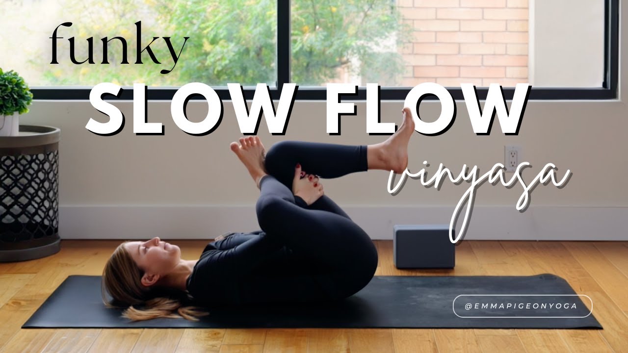 Funky Slow Flow | 55 Minute Yoga Class | Mindful Movements & Longer ...