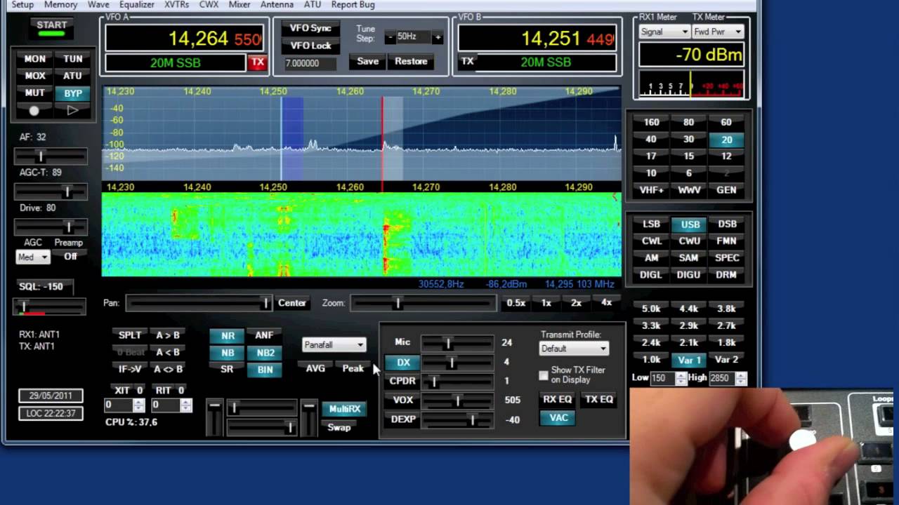 DJ Mixer for PowerSDR: PowerSDR-UI - YouTube