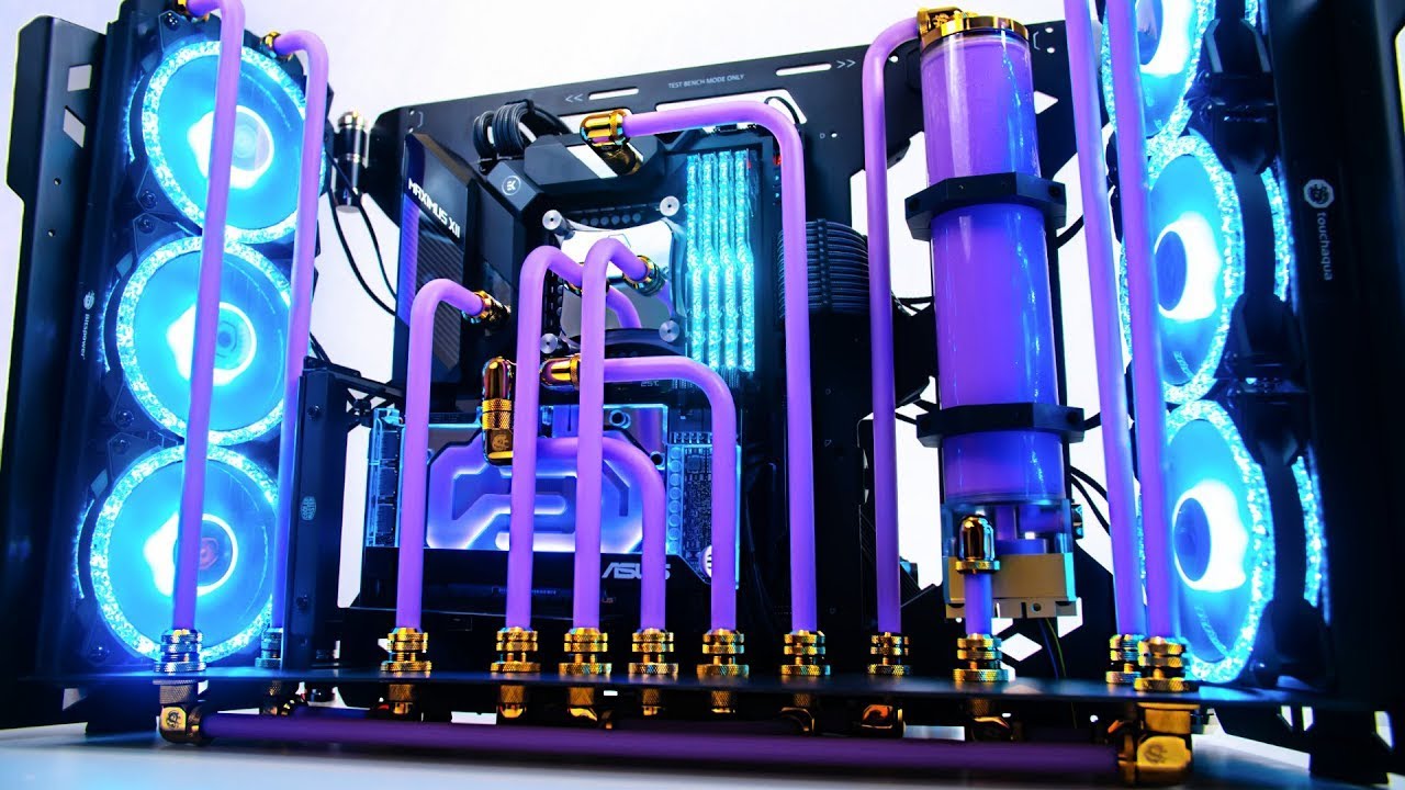 The most EXPENSIVE Water cooled PC we have ever built! - YouTube