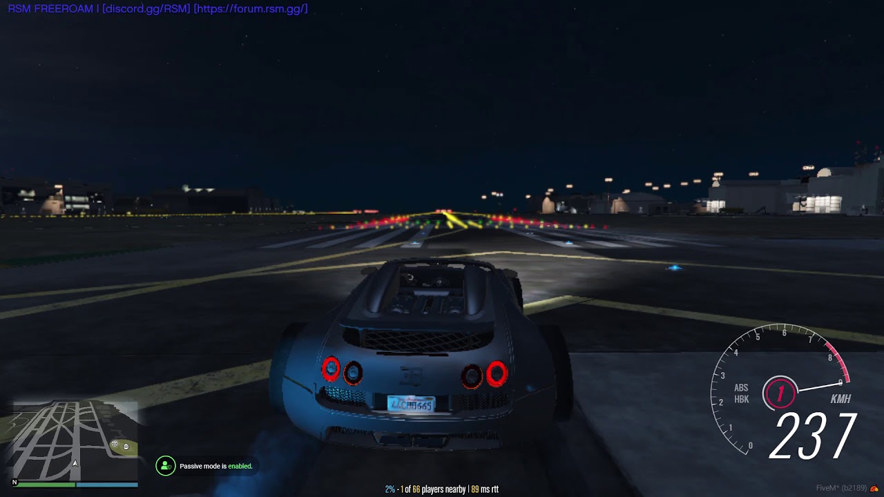 Fivem max speed in road vehicle - RSM FREE ROAM - YouTube