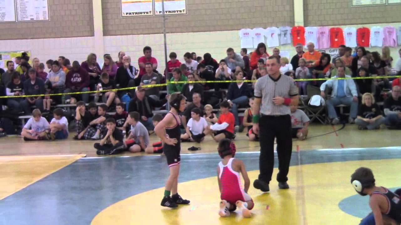 James Serio Jr Patriots Wrestling Tourney(1/4) - YouTube