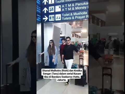 Kedatangan Cast KASAM Ke Indonesia ||KRATIKA SENGAR || SHARAD MALHOTRA || 18 Dec 2019