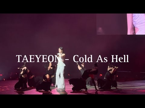 230604 태연 TAEYEON 'Cold As Hell' @The odd of love - YouTube