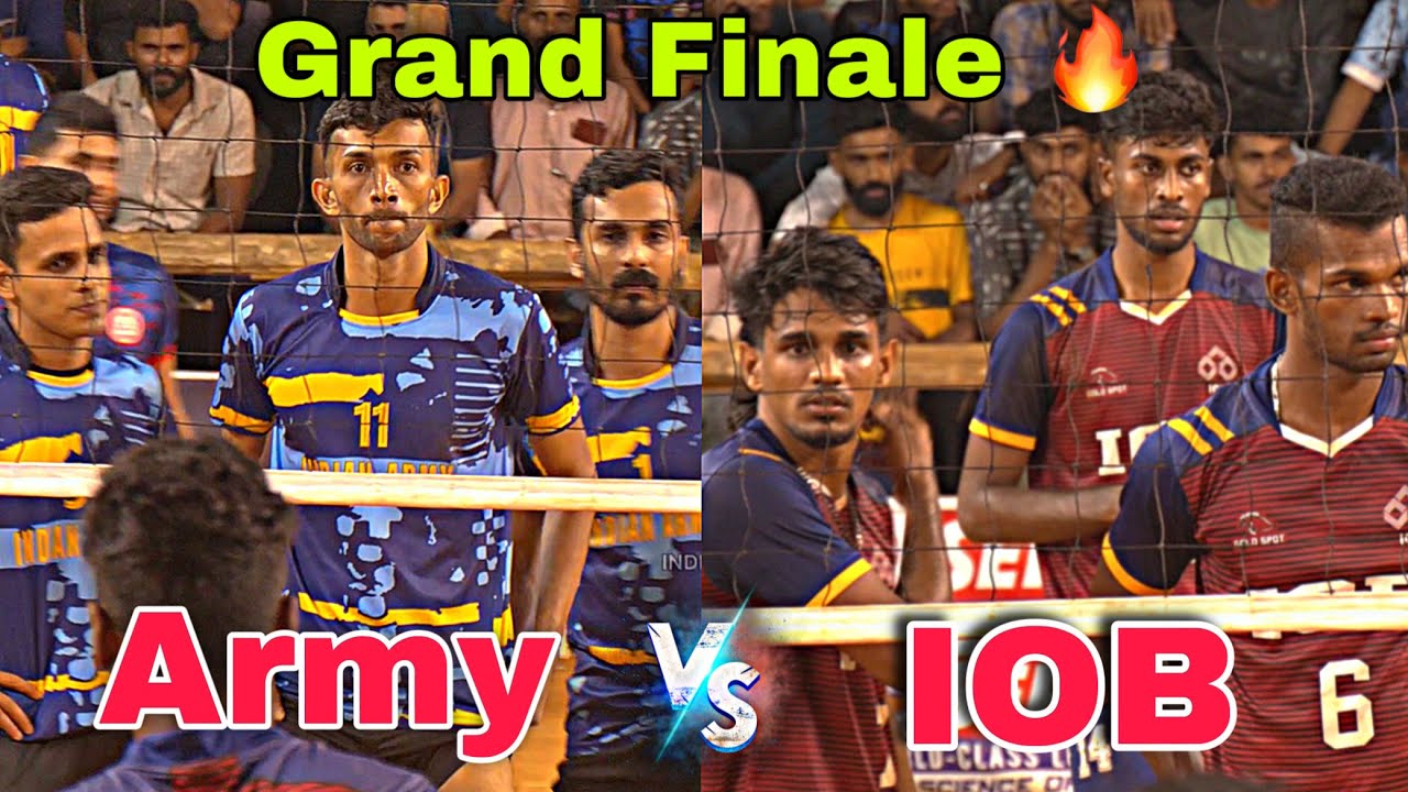 Grand Finale 🔥 IOB Chennai Vs Indian Army | Set - 1 | Wayanad All India ...