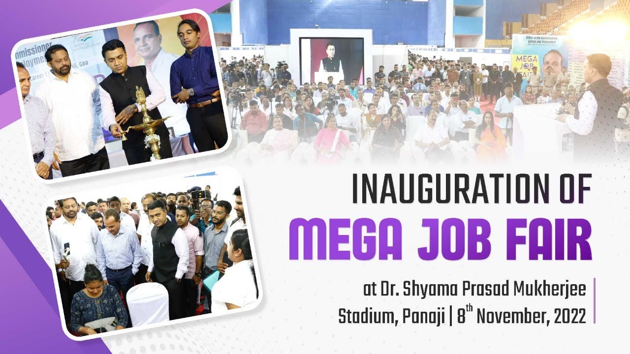 LIVE : Inauguration of Mega Job Fair - YouTube