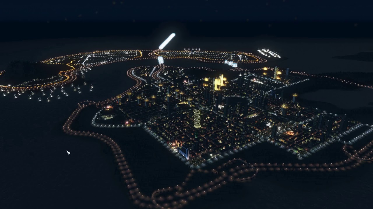 Night Timelapse of Bristy City - YouTube