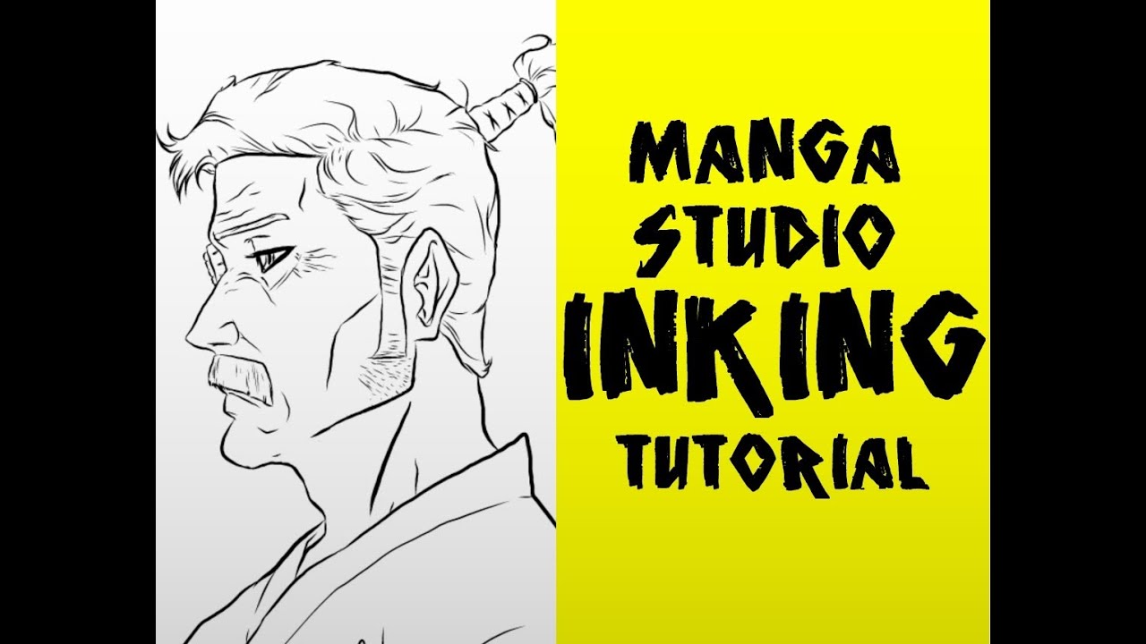 Manga Studio Inking Tutorial - YouTube